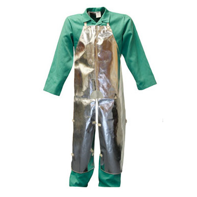 Stanco AR42SL Aluminized P.B.I. Split-Leg Apron | 42" High-Heat PPE