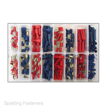 Assorted Red And Blue Terminals - Spalding Fasteners