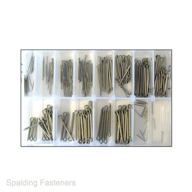Assorted Metric A2 Stainless Steel Split Pins / Cotter Pins - Spalding ...