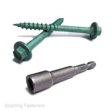 TimberDrive Heavy Duty Timber Fixing Screws with Weather Resistant ...