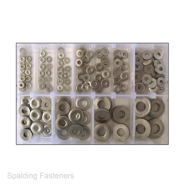 Assorted Metric A2 Stainless Steel Extra Thick Flat Spacer Washers - Spalding Fasteners