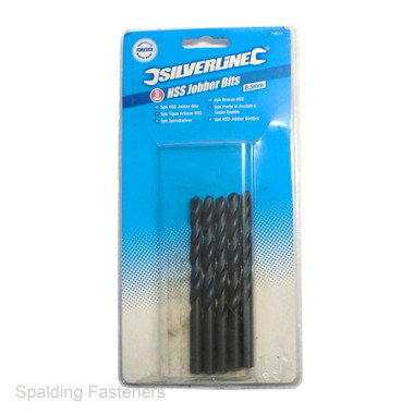 Silverline Metric HSS Jobber Drill Bits 5 Pack - 8.5mm to 13mm ...