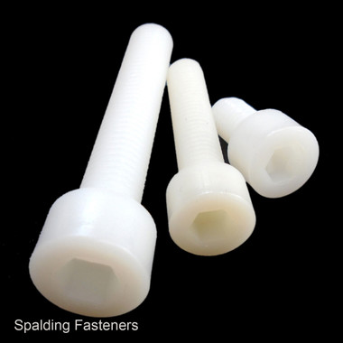 Metric M8 Nylon Socket Cap Head Fully Threaded Set Screws - Spalding ...