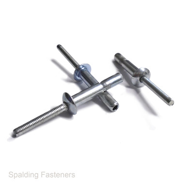 STRUCTURAL POP RIVETS DOME HEAD STEEL MONOBOLT BREAKSTEM FASTENERS HIGH ...