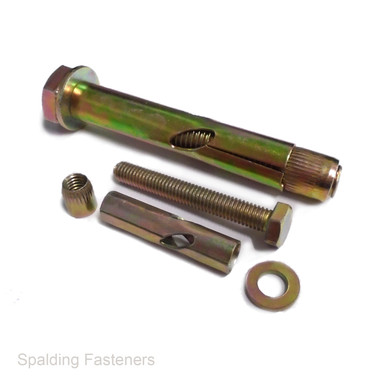 M6 SLEEVE ANCHOR METRIC CONSTRUCTION FIXING BOLTS - Spalding Fasteners