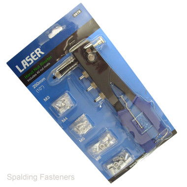 LASER NUT RIVETER + 40 RIVETS - Spalding Fasteners