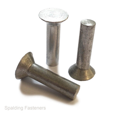 ALUMINUM COUNTERSUNK HEAD SOLID RIVETS METRIC SIZES - Spalding Fasteners
