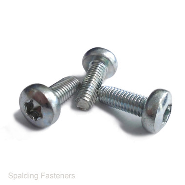 M5 Zinc Plated Pan Torx Thread Forming TriTap Machine Screws - Spalding ...