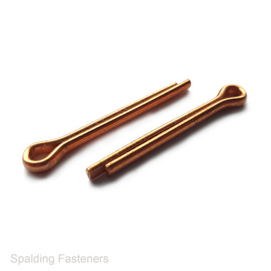 2mm Copper Split Pins Metric Cotter Pins DIN 95 - Spalding Fasteners