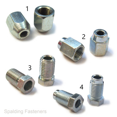 UNF Brake Nuts For 3/16" Pipe - Spalding Fasteners