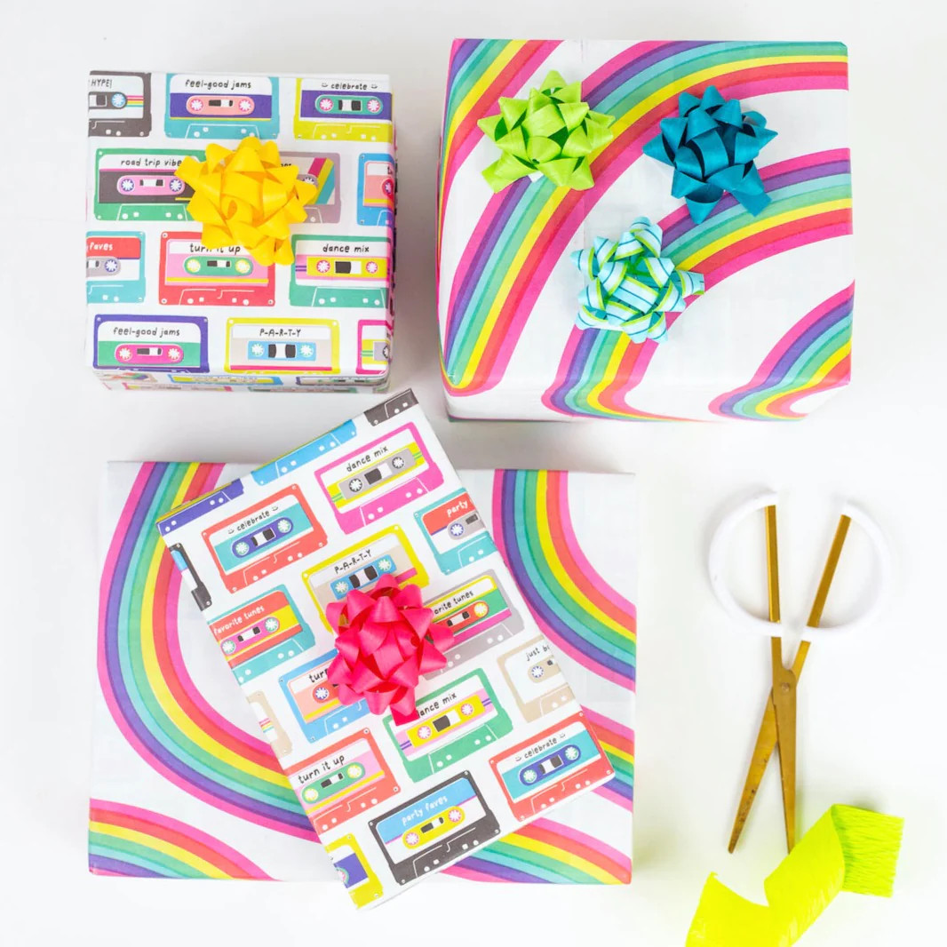 Mixtape Eco-Friendly Wrapping Paper