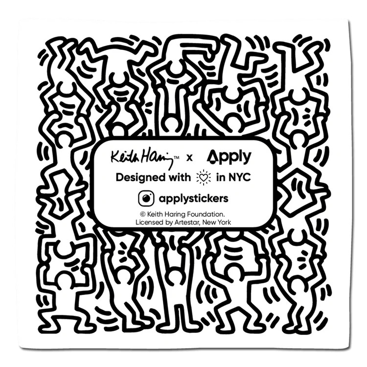 Keith Haring New York Sticker