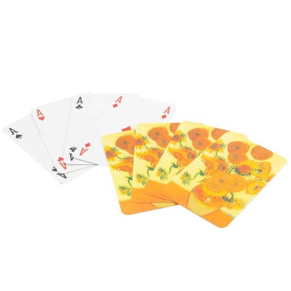 Van Gogh Sunflowers Playing Cards.