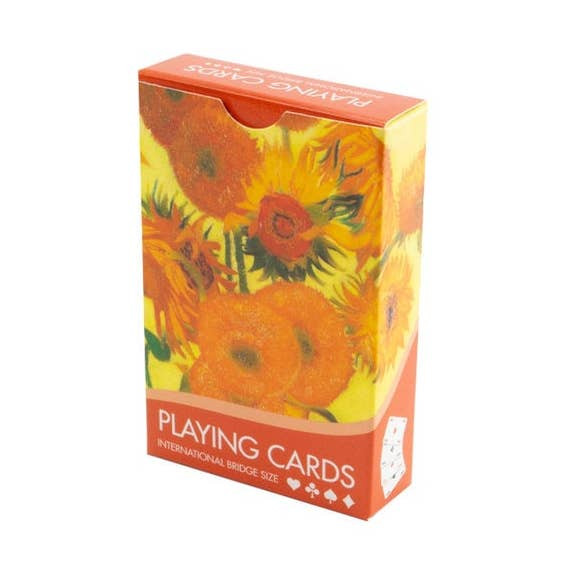 Van Gogh Sunflowers Playing Cards.