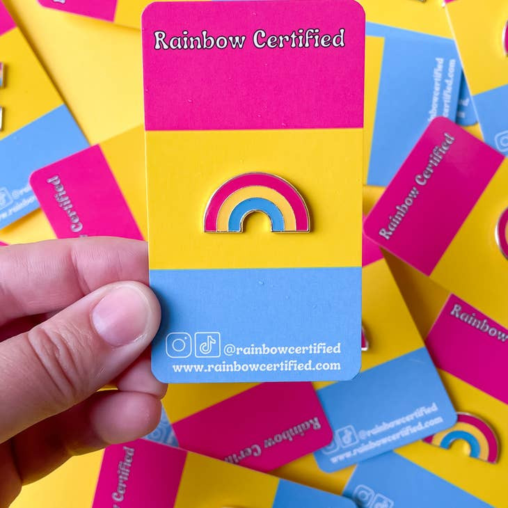 Pansexual Lgbtqia Rainbow Pin