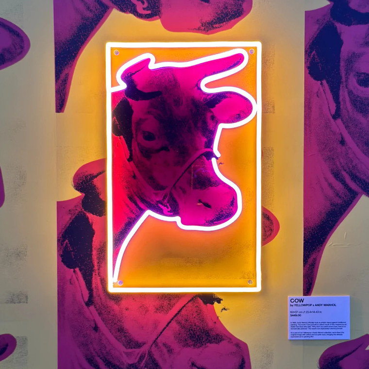 Limited Edition LED Neon Cow