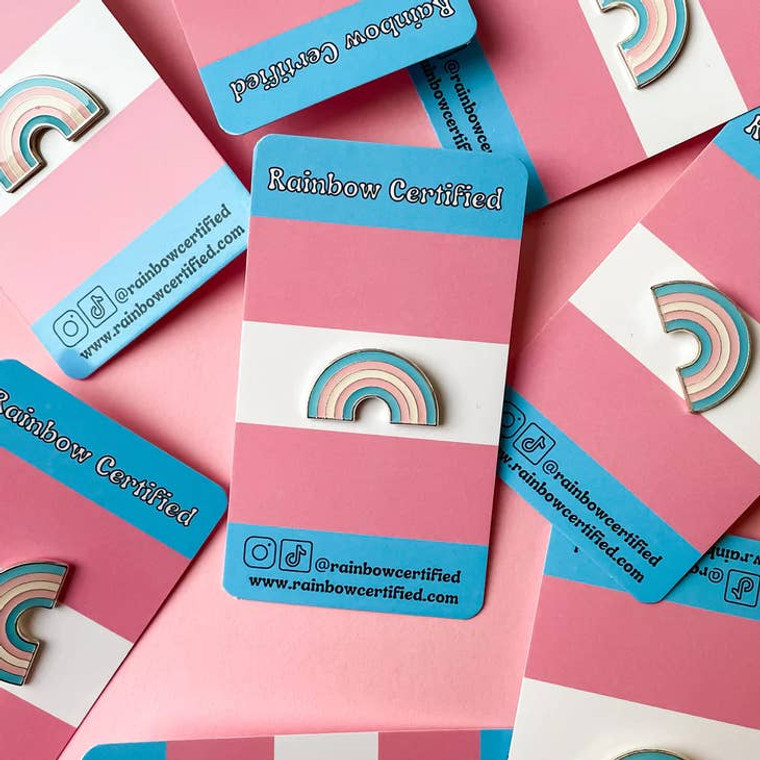 Transgender Pride Rainbow Lgbtq Enamel Pin