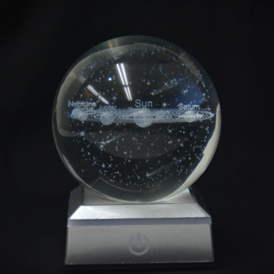 Crystal Solar System Lamp - Large - Carnegie Museums Stores