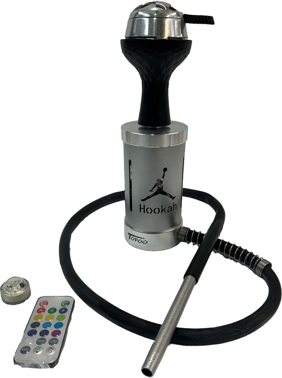 Topoo Mini Hookah with LED Light, Spider Design