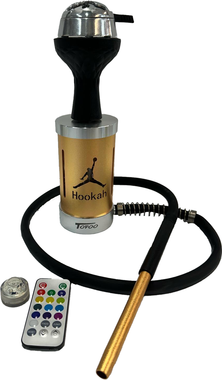Topoo Mini Hookah with LED Light, Spider Design
