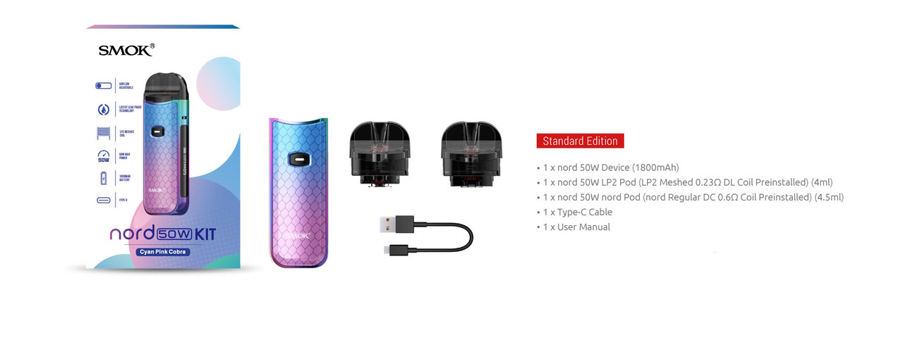 SMOK Nord 50W Pod Kit