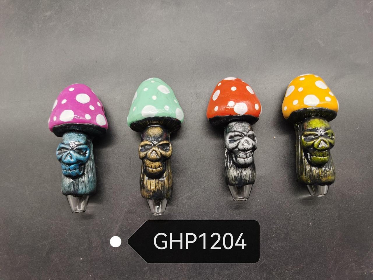Clay Hand Pipe, Panda, Mix Colors