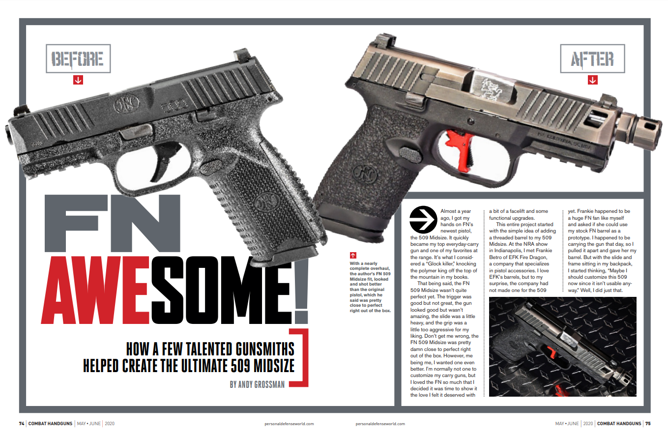 FN Awesome - Combat Handguns Article - EFK Fire Dragon