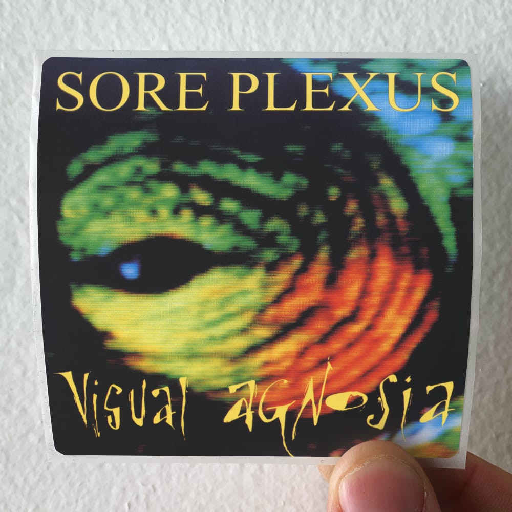 Sore Plexus Visual Agnosia Album Cover Sticker