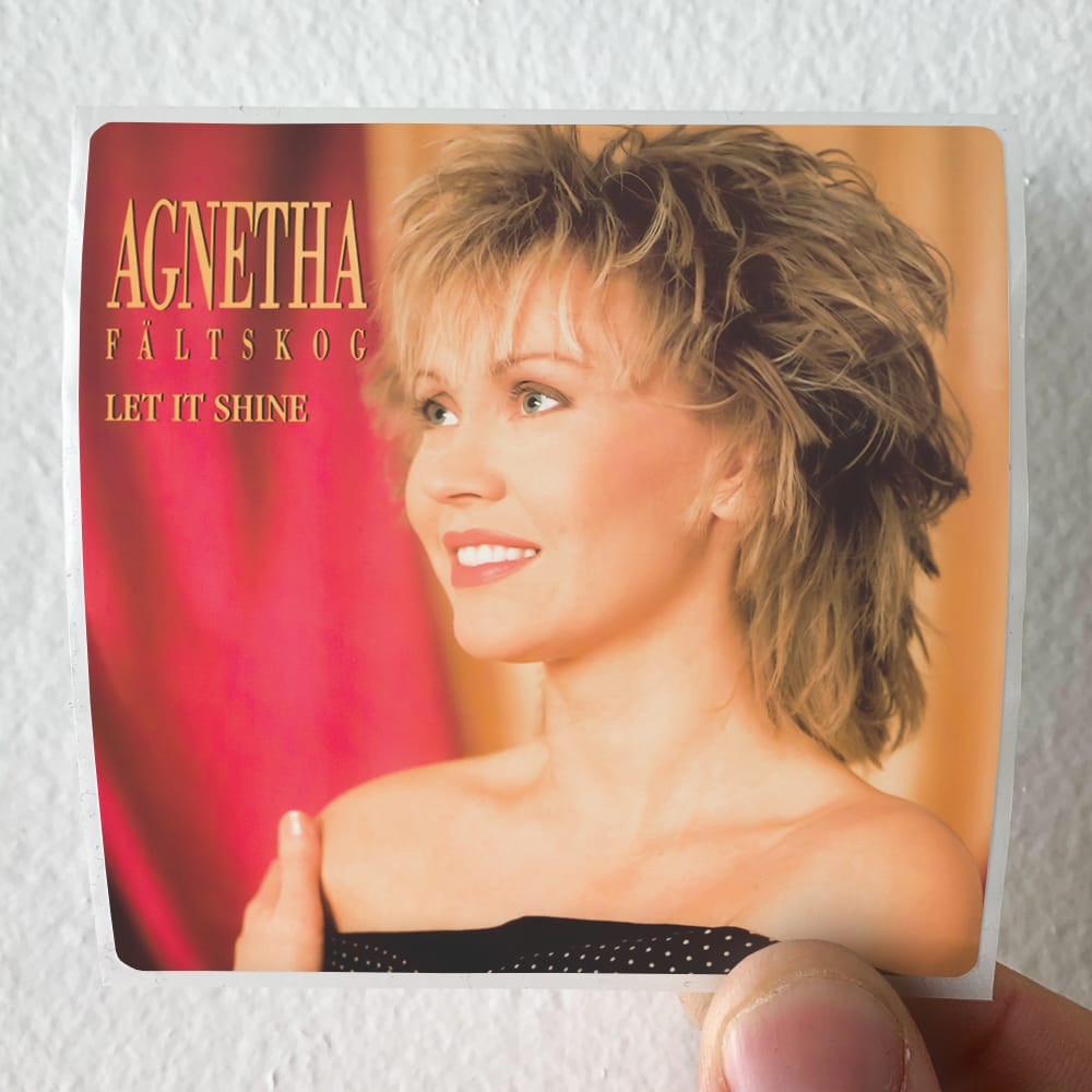Agnetha Faltskog Let It Shine Album Cover Sticker