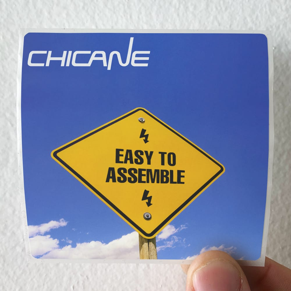 Chicane Easy To Assemble Album Cover Sticker