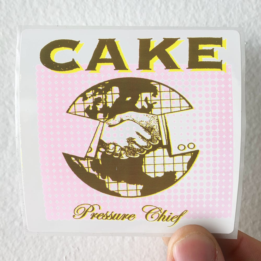 CAKE Pressure Chief 1 Album Cover Sticker