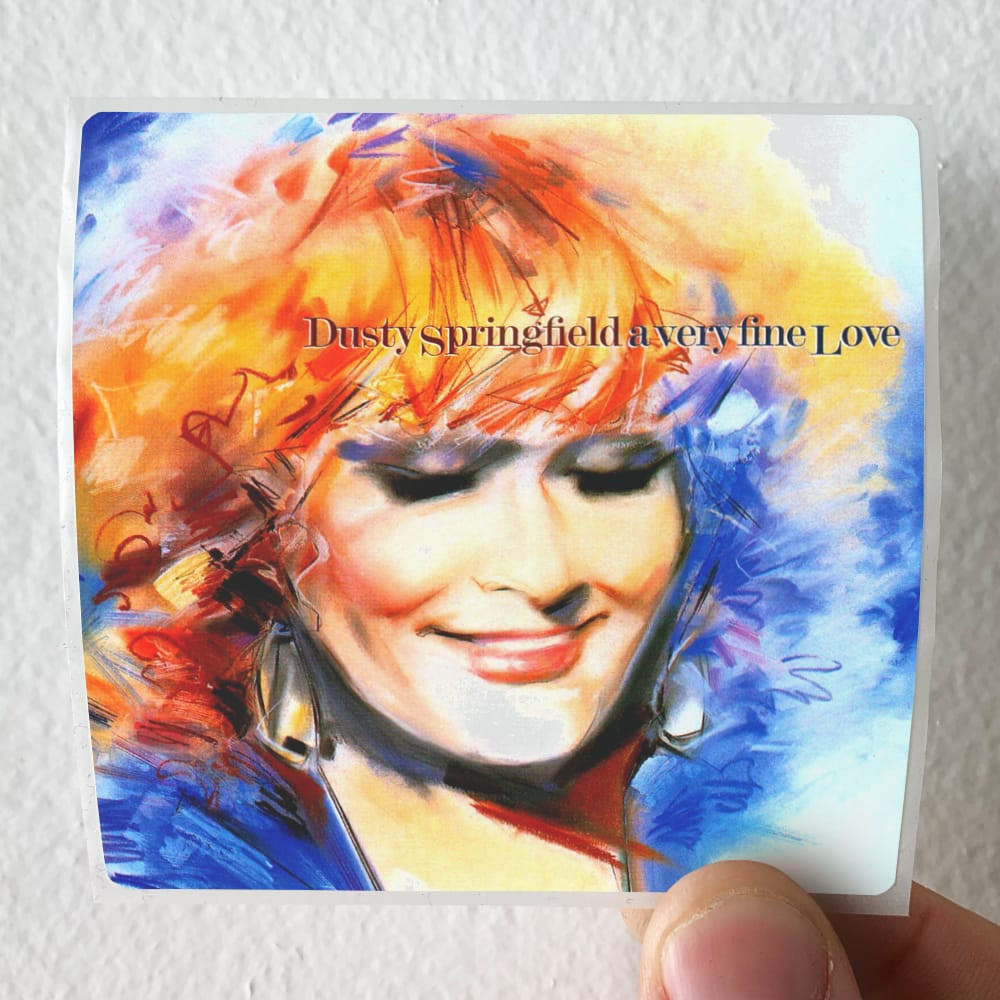 Dusty Springfield A Very Fine Love Album Cover Sticker
