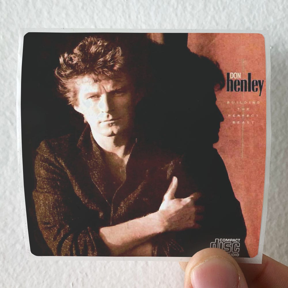 Don Henley Building The Perfect Beast 1 Album Cover Sticker