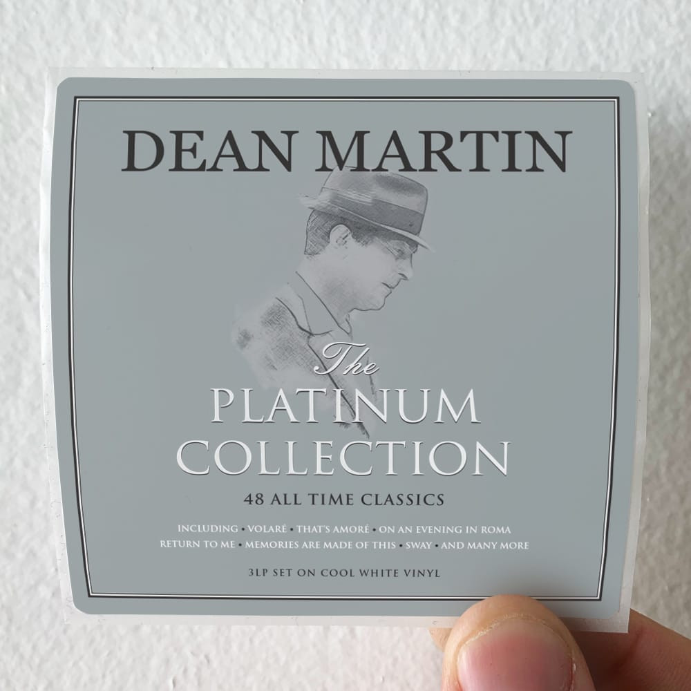 Dean Martin The Platinum Collection Album Cover Sticker