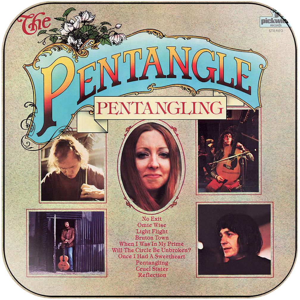 The Pentangle Pentangling Album Cover Sticker Album Cover Sticker