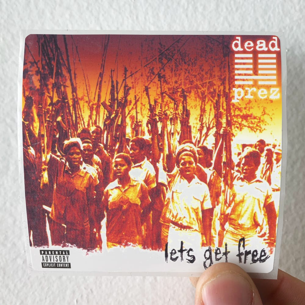 dead prez Lets Get Free Album Cover Sticker