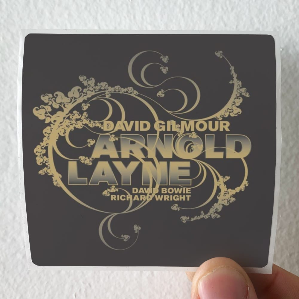 David Gilmour Arnold Layne 1 Album Cover Sticker