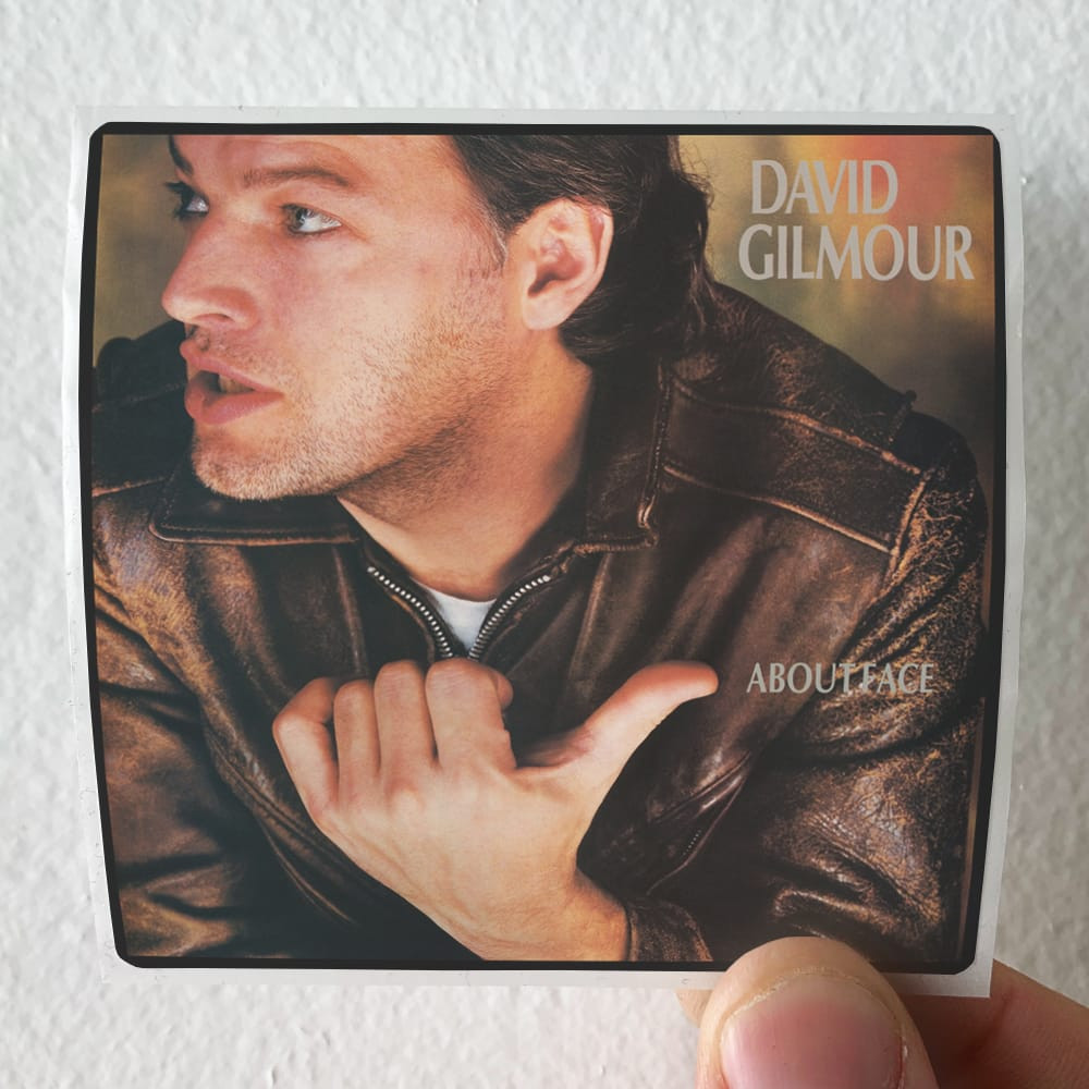 David Gilmour About Face 1 Album Cover Sticker