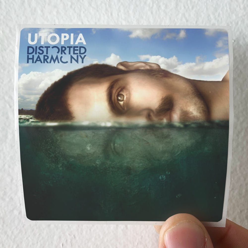 Distorted Harmony Utopia Album Cover Sticker