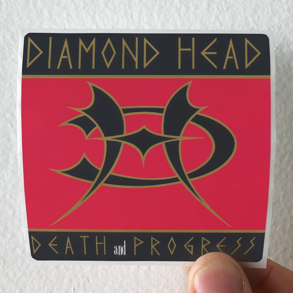 Diamond Head Death Progress Album Cover Sticker