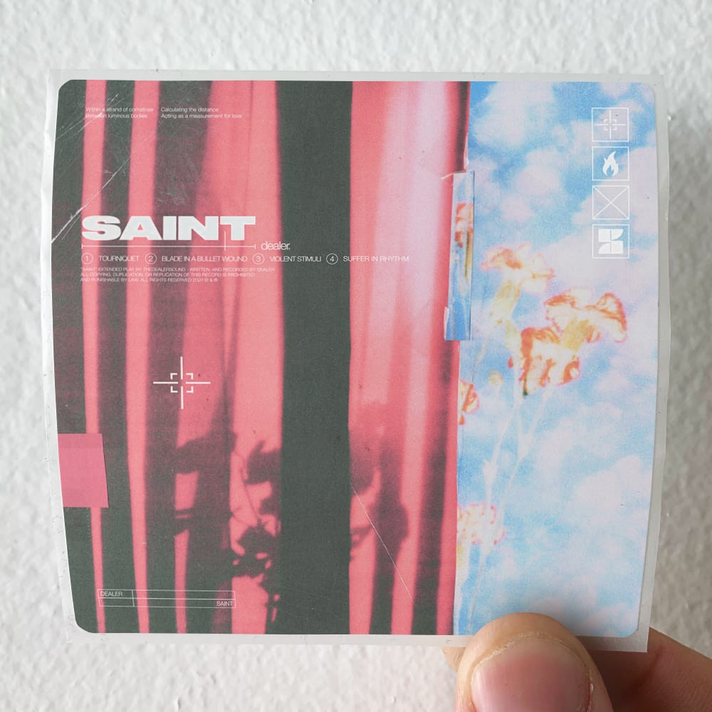 Dealer Saint Album Cover Sticker