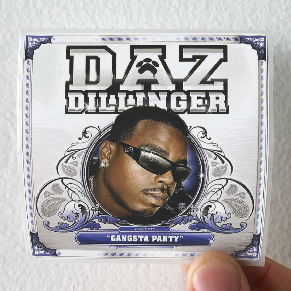 Daz Dillinger Gangsta Party Album Cover Sticker