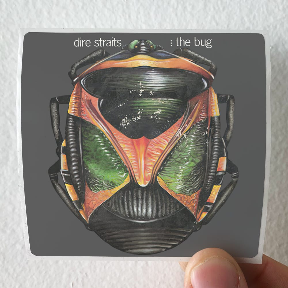 Dire Straits The Bug 1 Album Cover Sticker