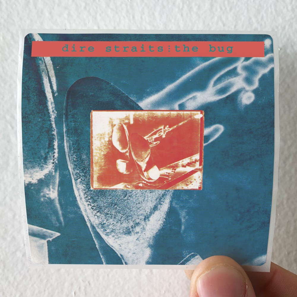 Dire Straits The Bug Album Cover Sticker