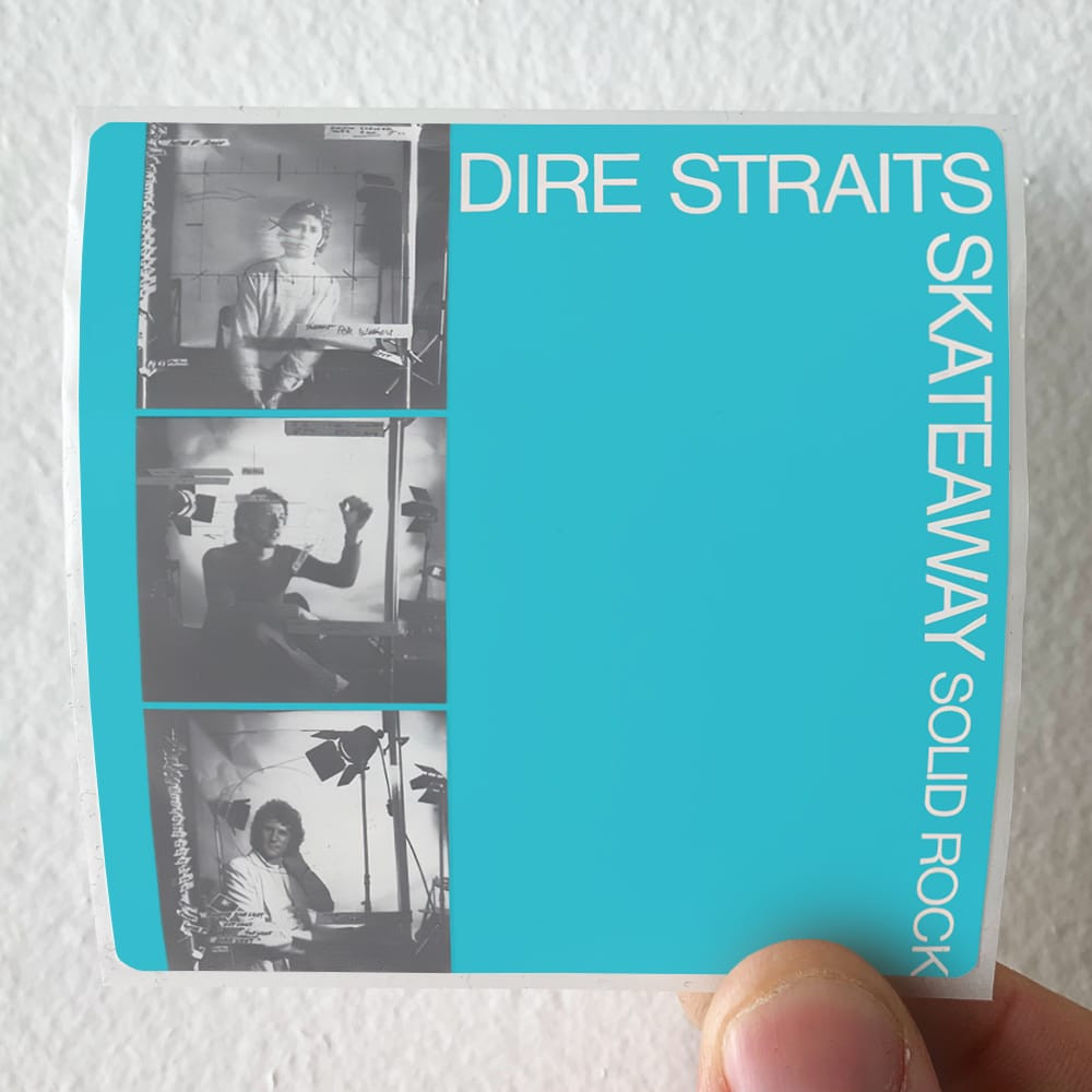 Dire Straits Skateaway Album Cover Sticker