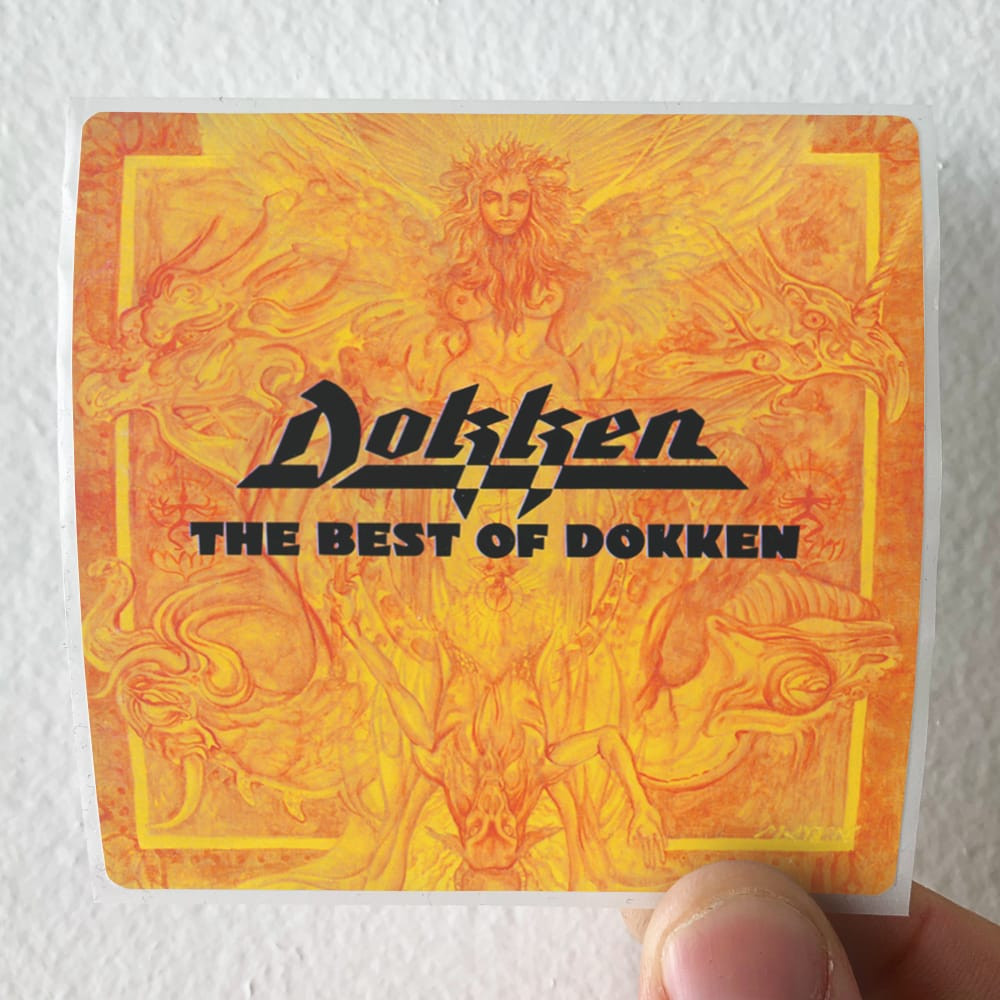 Dokken Best Of Dokken 1 Album Cover Sticker