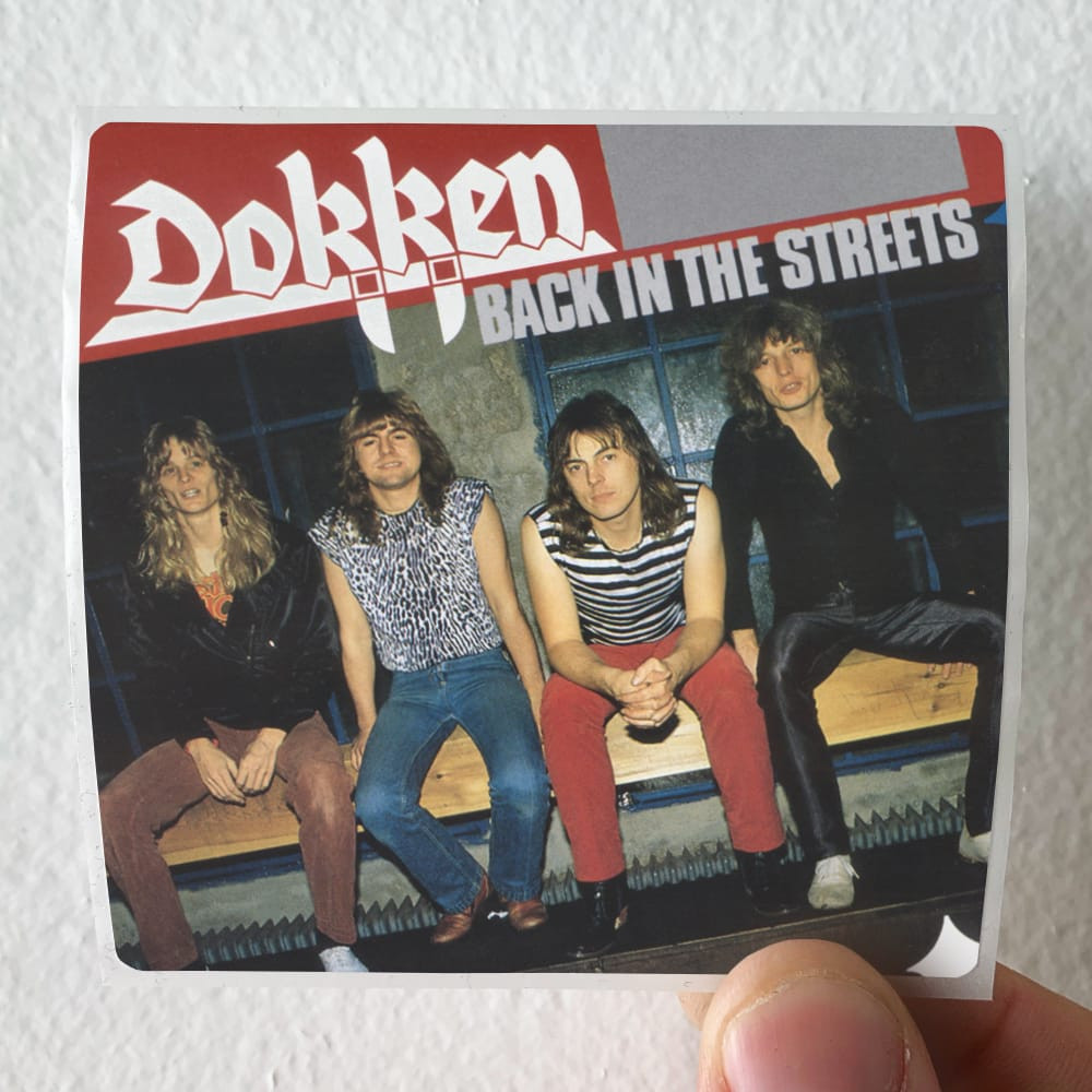 Dokken Back In The Streets 1 Album Cover Sticker