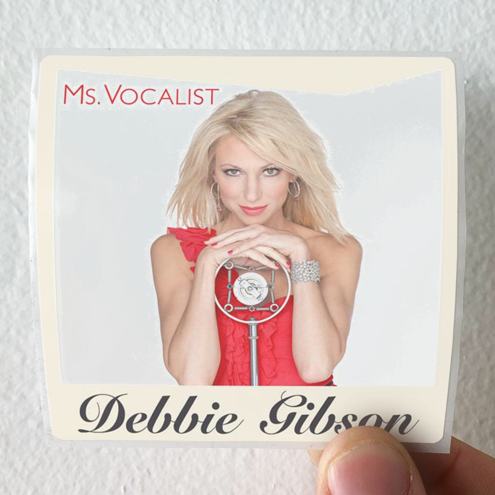 Debbie Gibson Ms Vocalist Album Cover Sticker