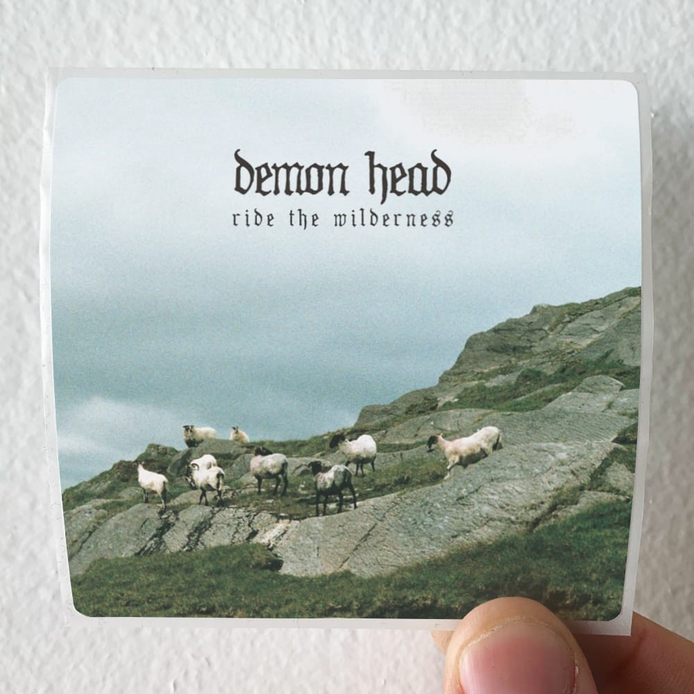 Demon Head Ride The Wilderness Album Cover Sticker