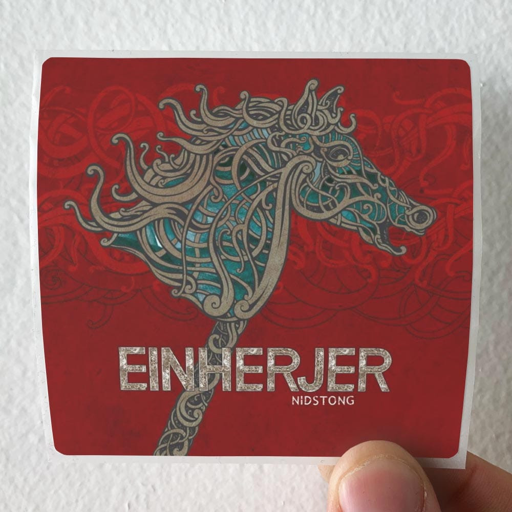 Einherjer Nidstong Album Cover Sticker